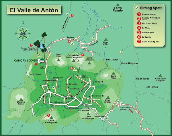 Ecologia 2014 ULAT : Mapa del valle de Antón