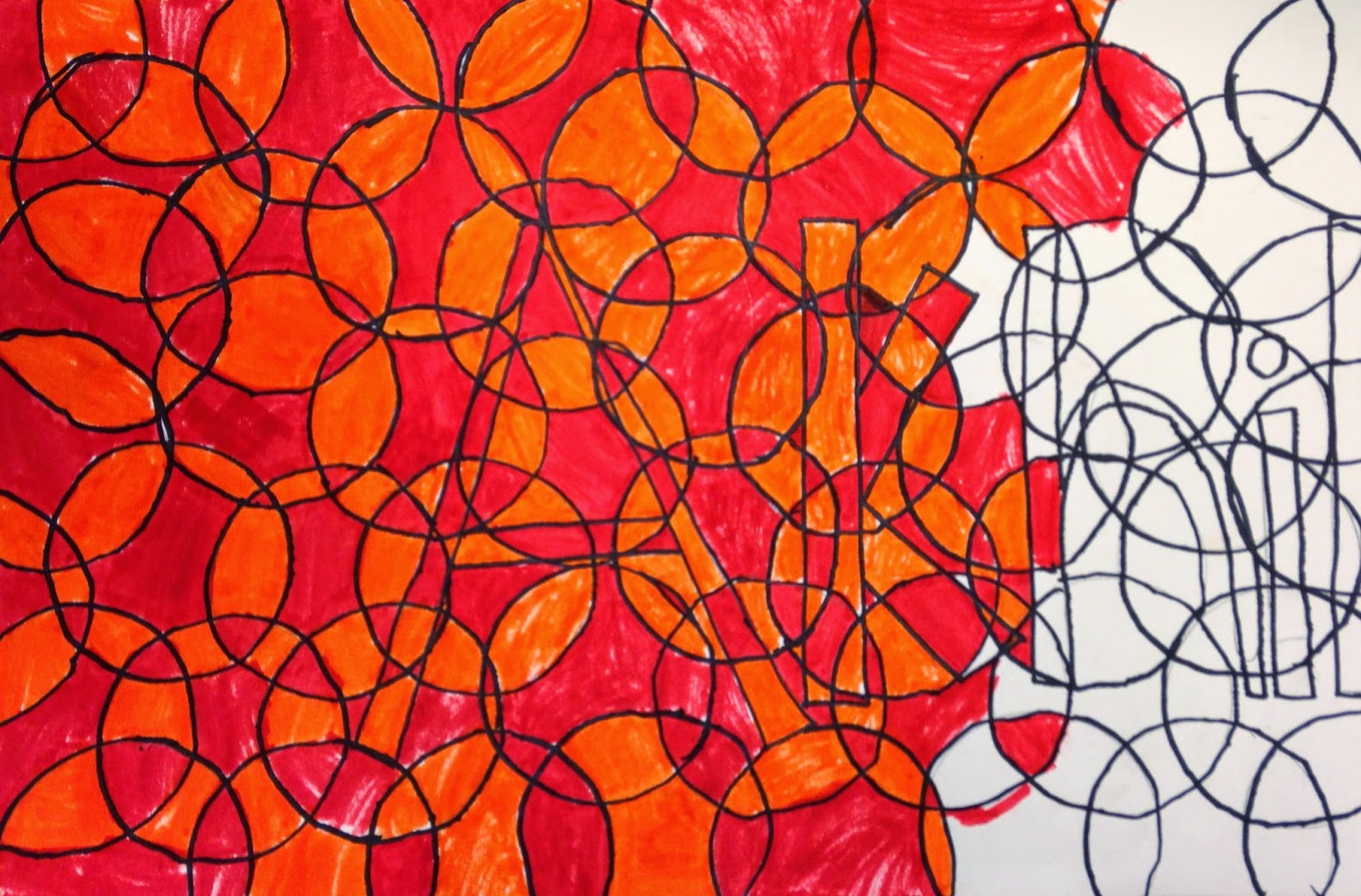 Art Room Blog: 3rd Grade-Geometrically Hidden Name...