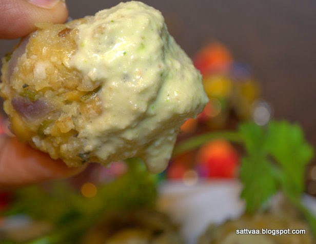 Sattvaa: Nuchinunde with hasi majjige huli (steamed lentil balls with ...