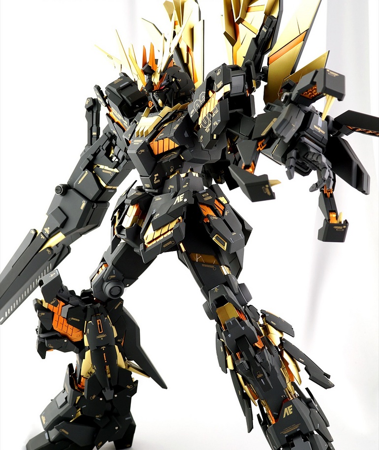 Custom Build: PG 1/60 Banshee Norn Armed Armor VN/BS - Gundam Kits ...