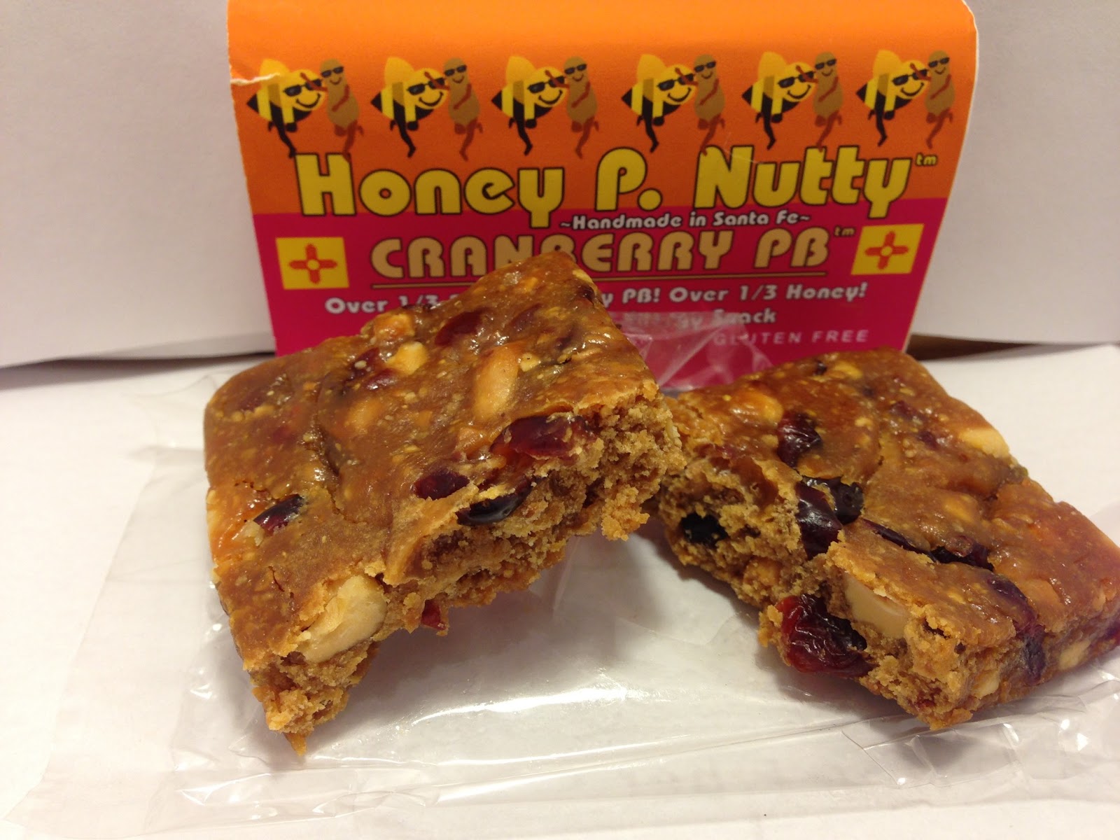 Crazy Food Dude: Review: Honey P. Nutty Cranberry PB Bar