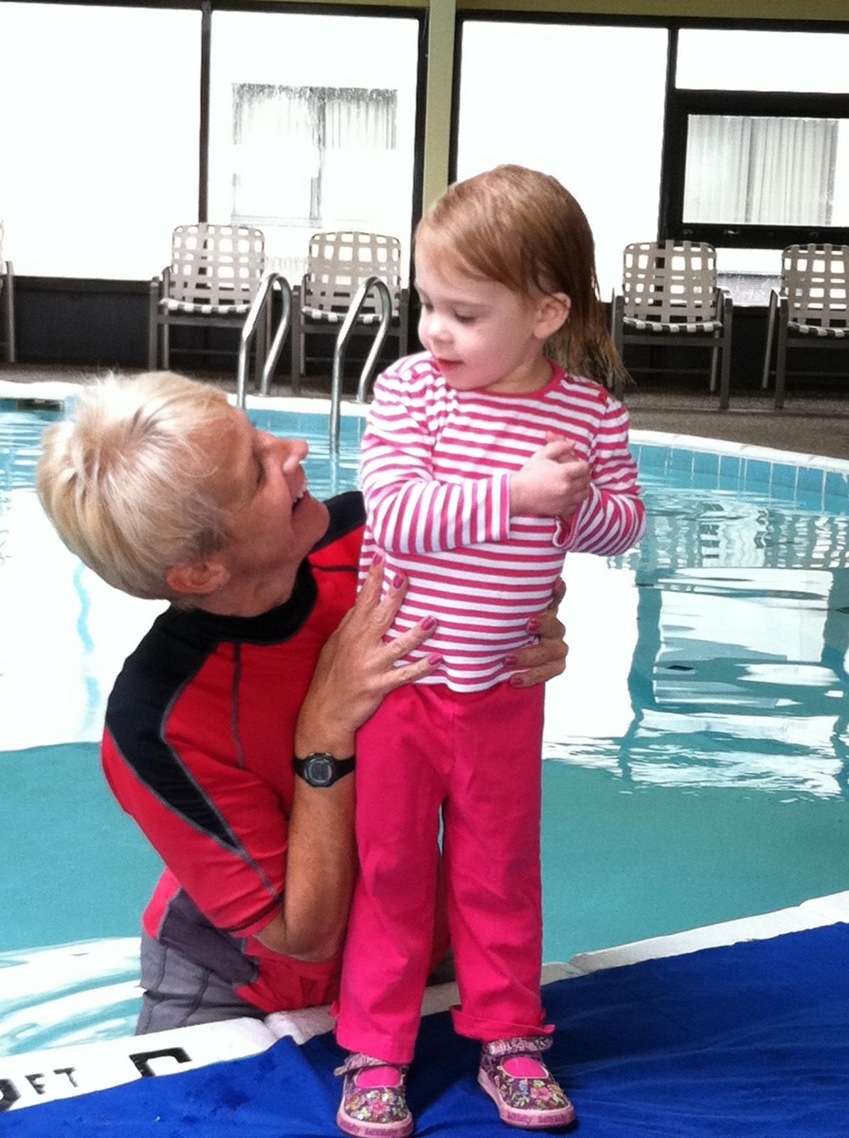 The Kaiser Girls and Daddy: Infant Rescue Swimming