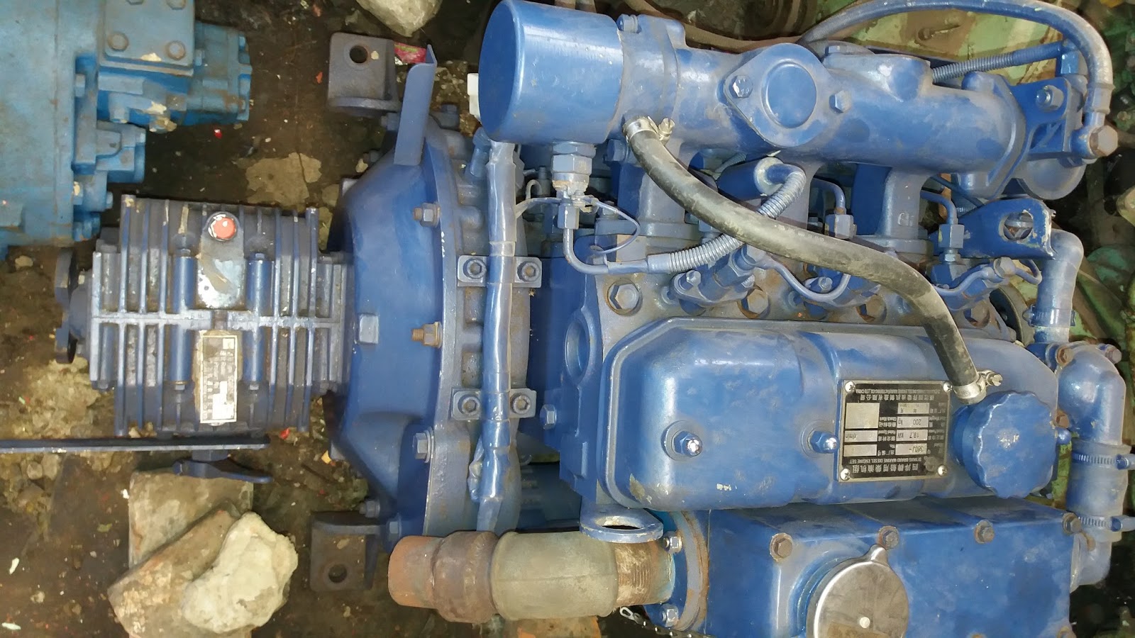 Nobel Enterprise: Lifeboat engine picture