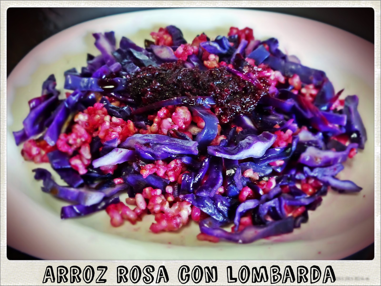Chefs lunáticas: Arroz rosa con lombarda