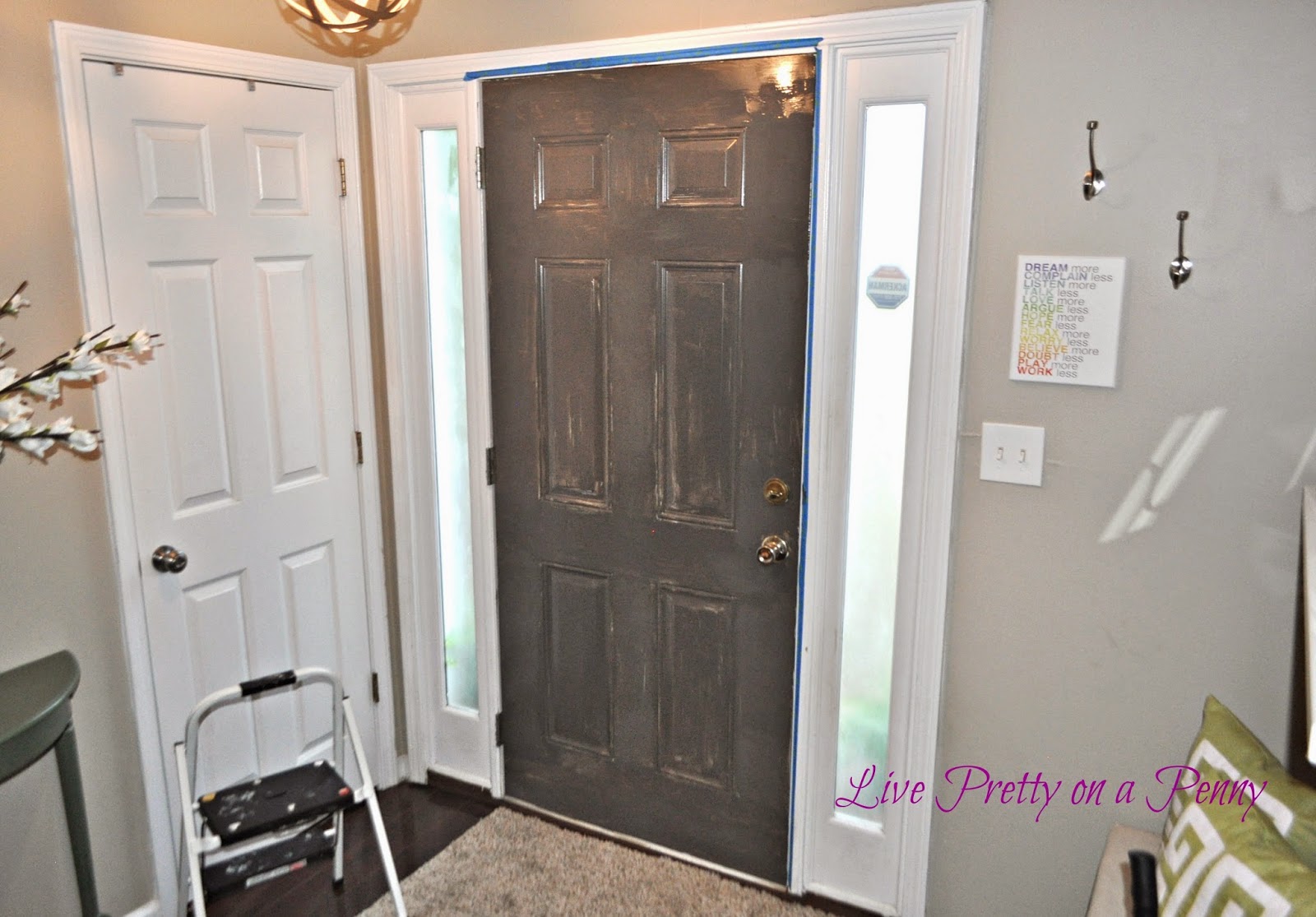 Painted Interior Door Tutorial - Live Pretty on a Penny
