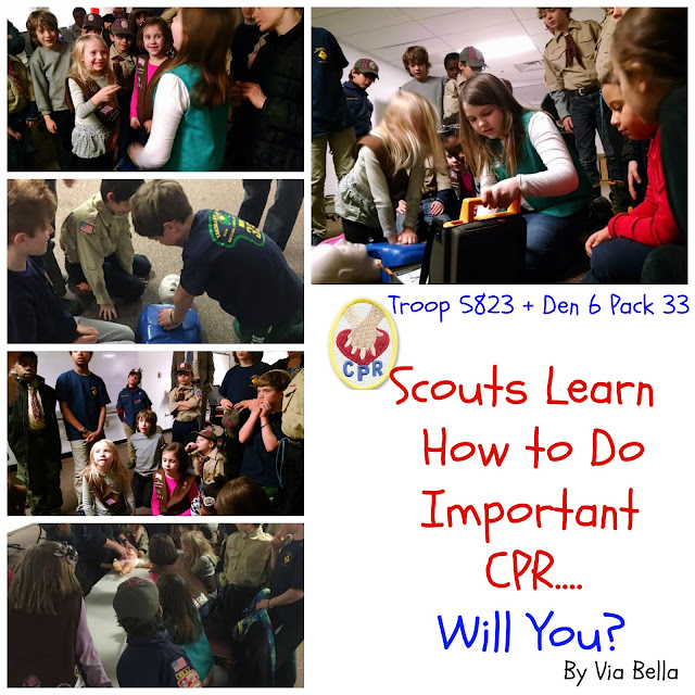 Via Bella: ~~Scouts Learn How to Do Important CPR~~ Will You?
