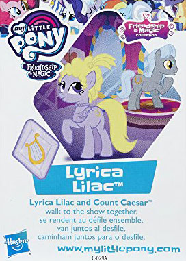 MLP Lyrica Lilac Blind Bag Cards | MLP Merch
