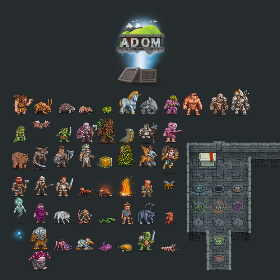 The Official Blog for ADOM (Ancient Domains Of Mystery): New tile ...