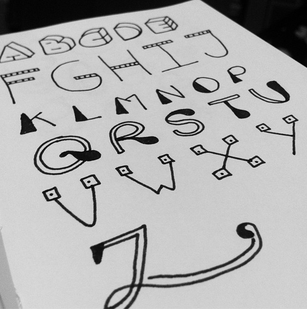 Make Something 365 & Get Unstuck: A Diario // Daily Hand lettering