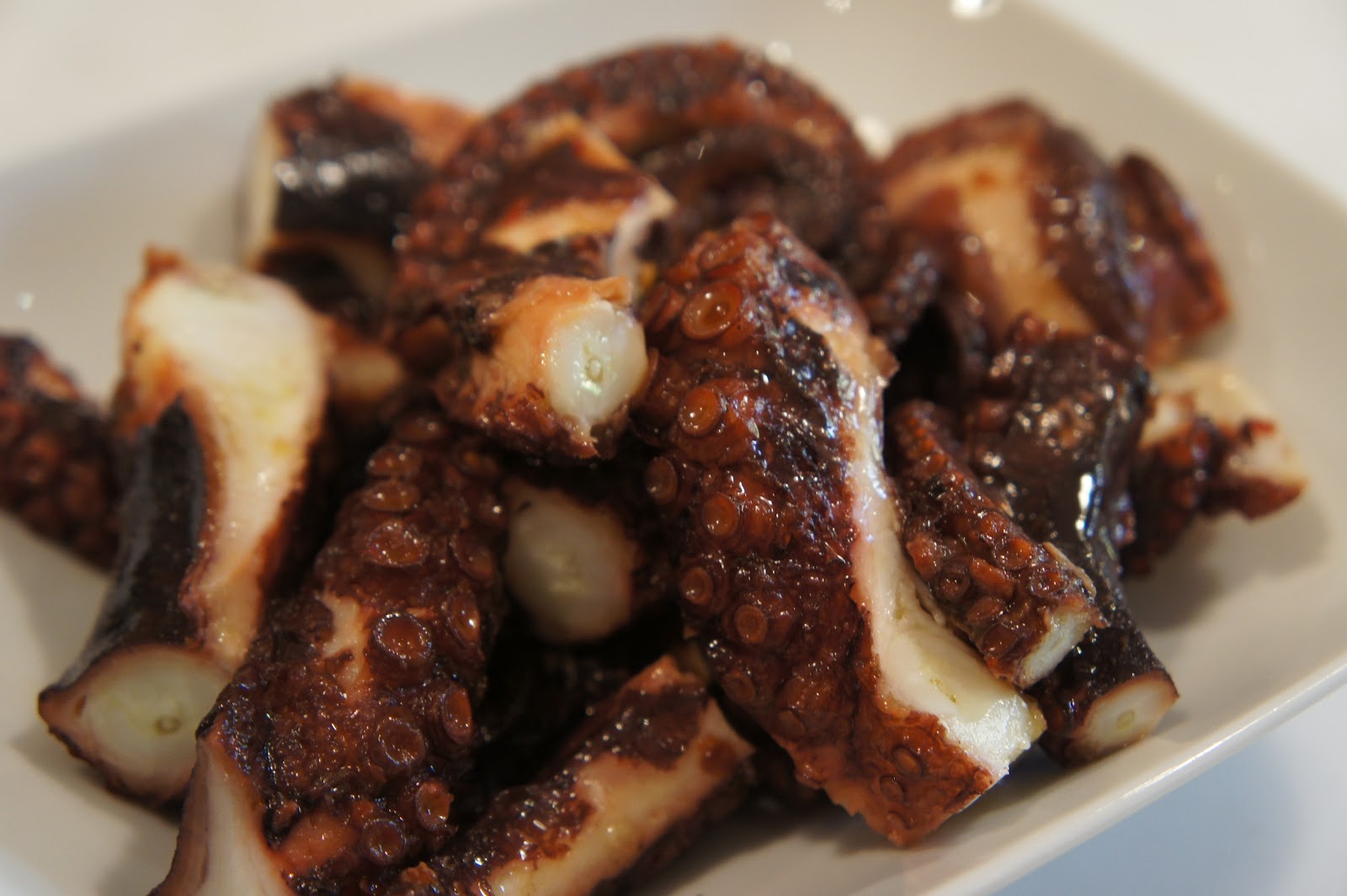 Grilled Octopus with Potatoes, Celery and Lemon
