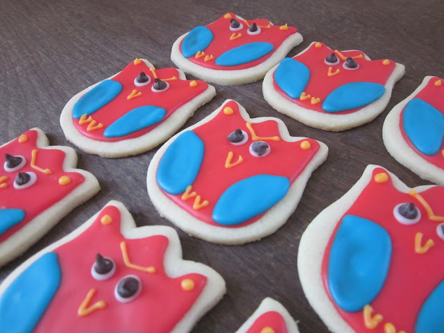 OWL SUGAR COOKIES - Sweet Gee Treats