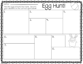Rulin' The Roost: Easter Math Review Freebie