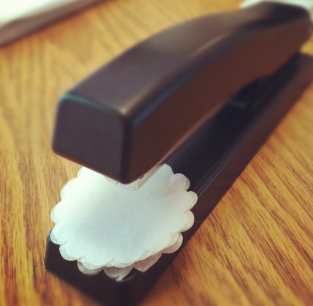 Memories In The Making & Baking!: DIY Tissue Paper Scallop Flower Tutorial~