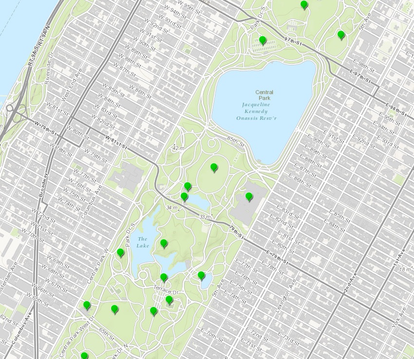 GIS Research and Map Collection: ESRI Story Map of Popular Urban Parks