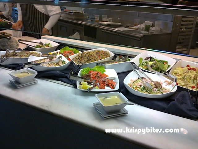 Fairmont Pacific Rim: Oru - Seafood Buffet - Krispy Bites