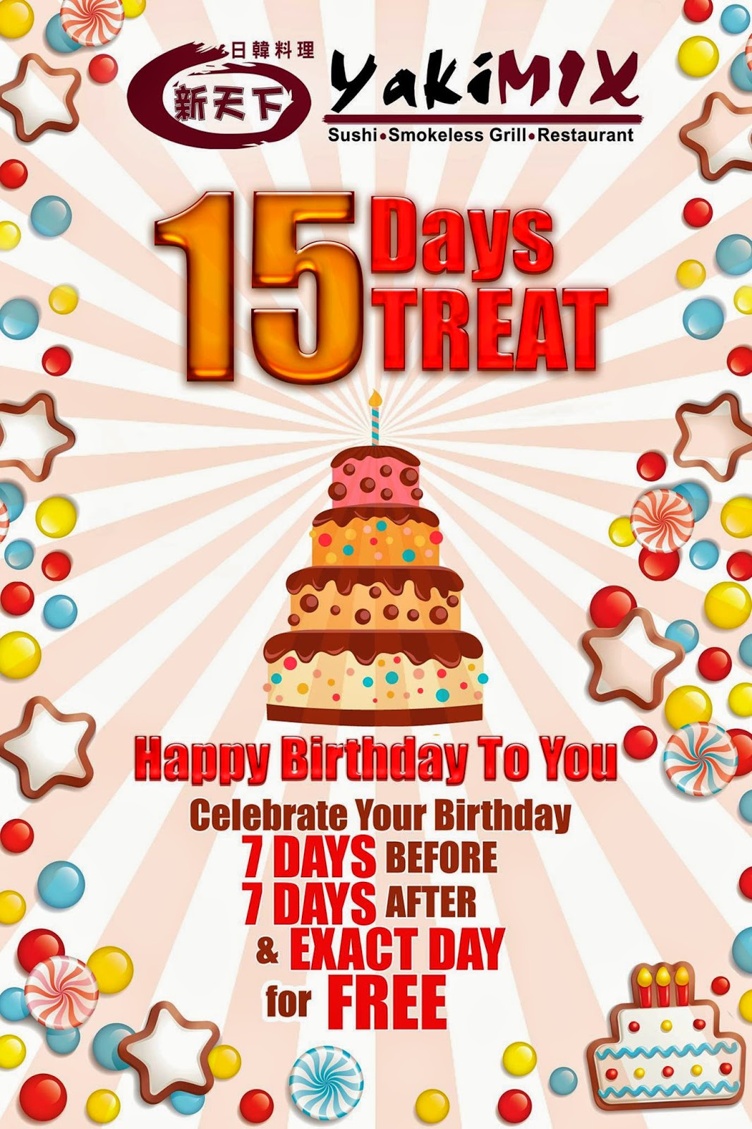 Restaurants Offering FREE Birthday Buffets This 2015 - EDnything