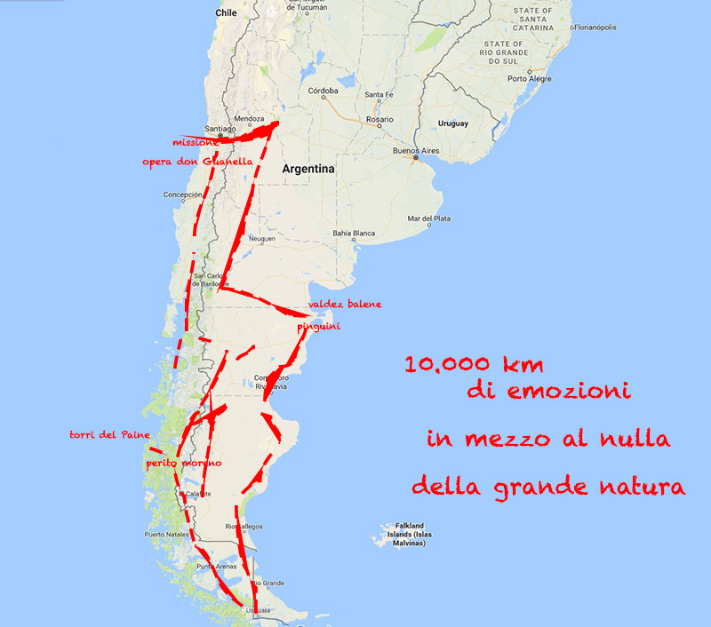 Argentina E Cile Cartina - Cartina Brasile