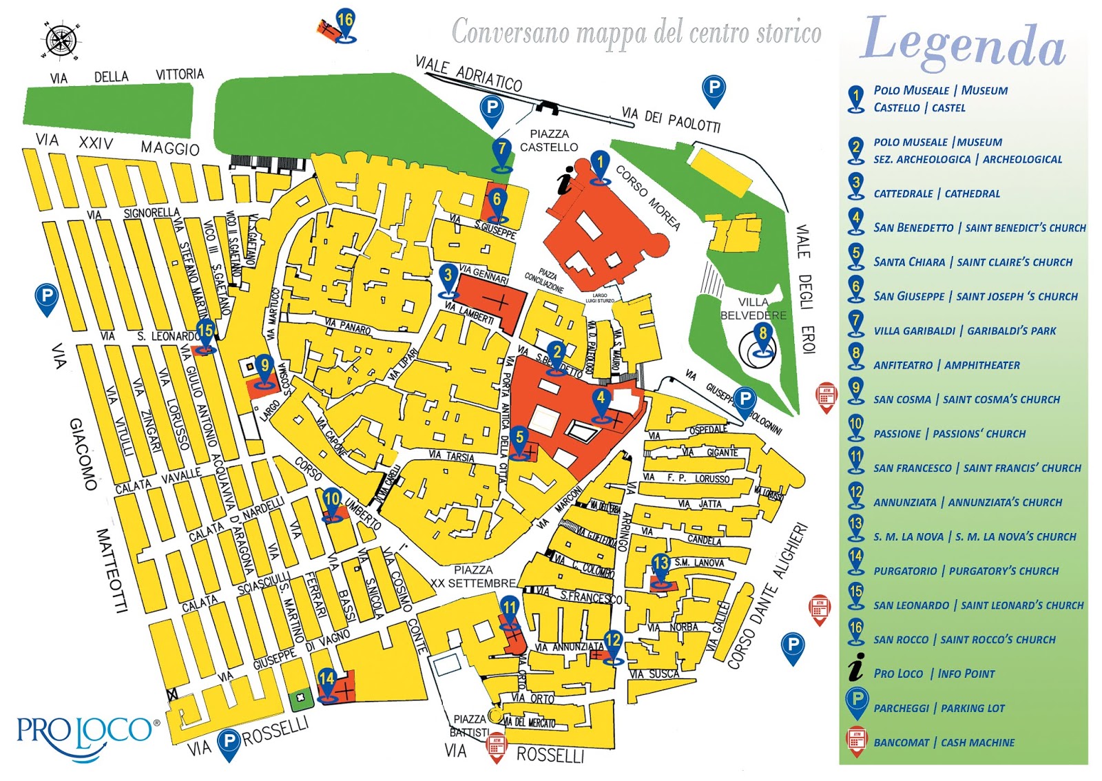 Mappe del territorio e della città