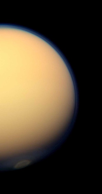 Space and Astronomy: Ice cloud over Titan's south pole