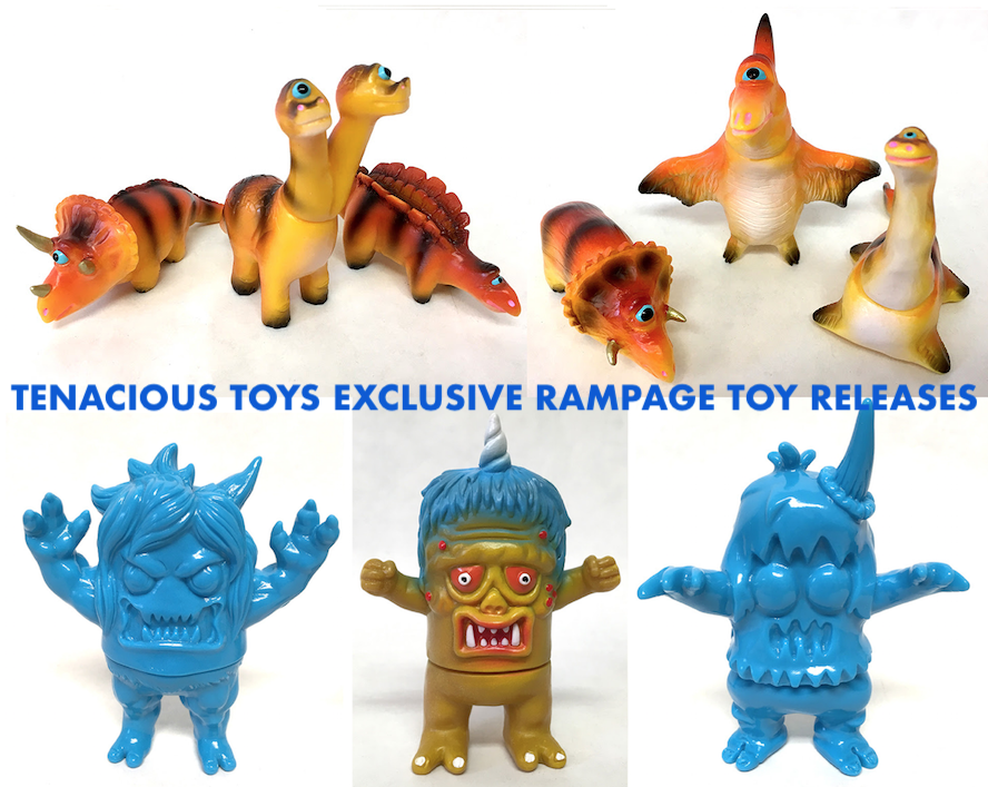 Tenacious Toys Exclusive Rampage Toy Releases
