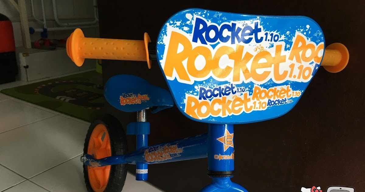 Rocket 1.10 Balance Bike jenama Cosmic