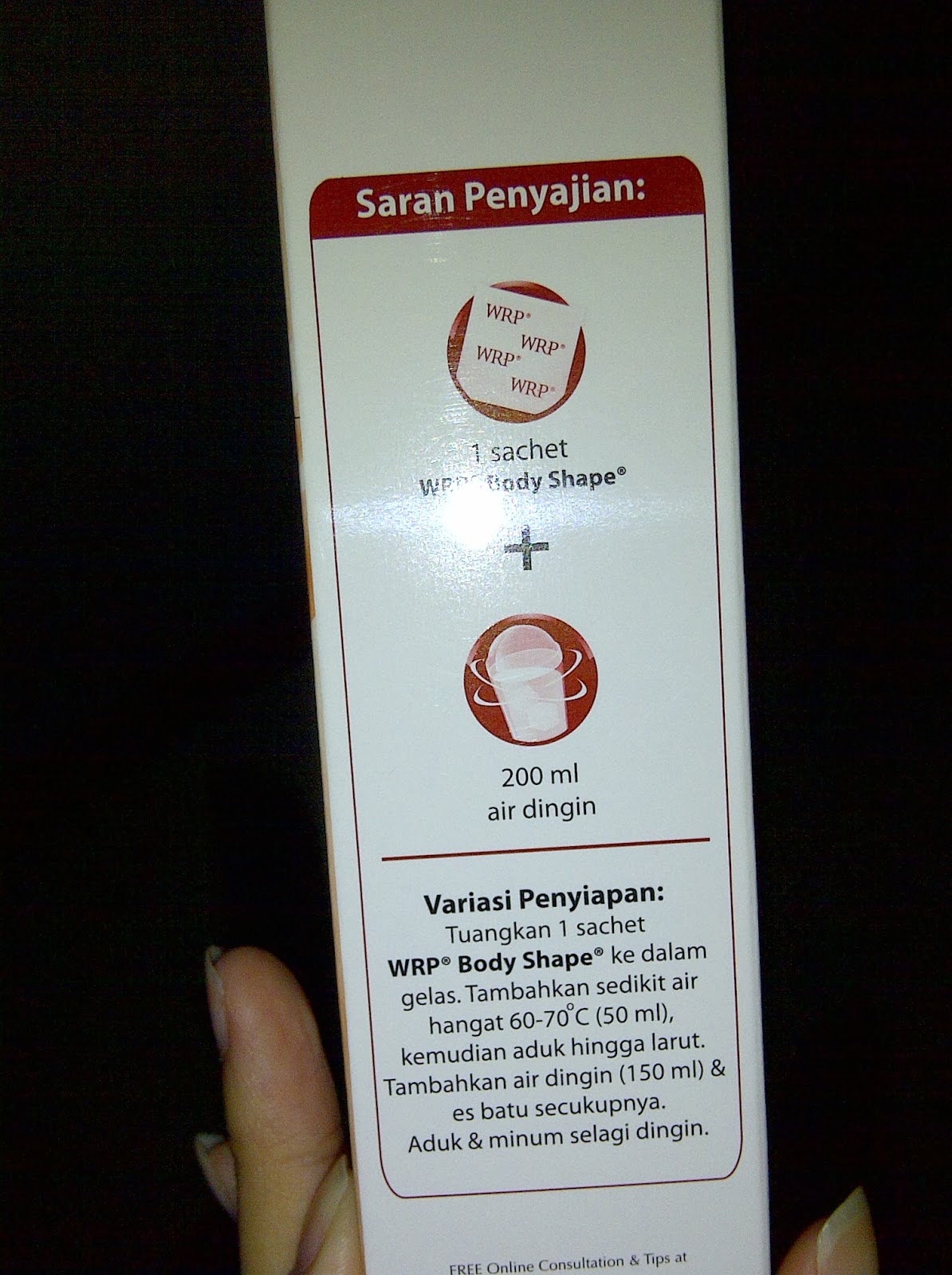 GOOD LUCK LADIES: Review WRP Body Shape Protein Shake