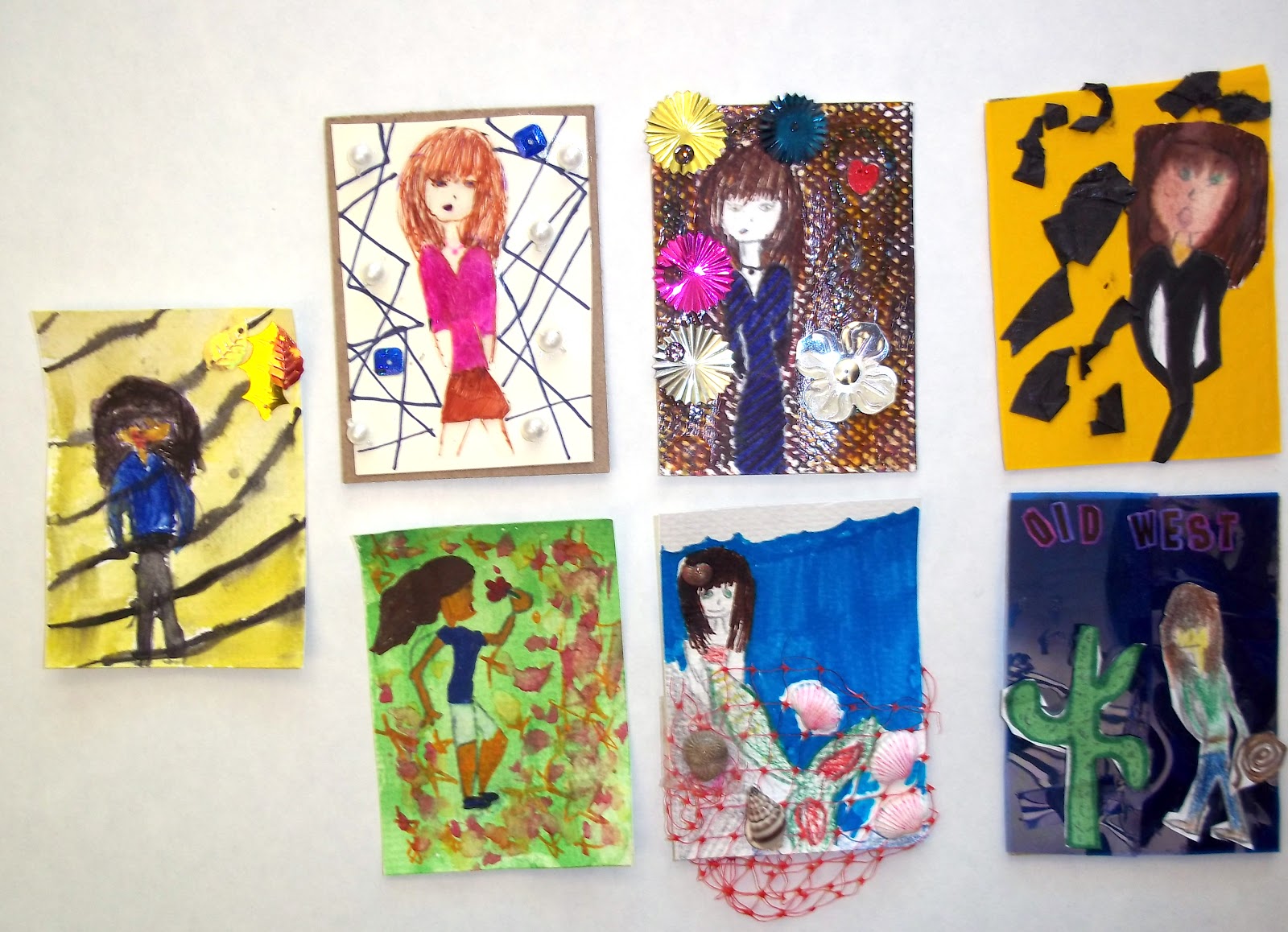 Monument Valley Regional Middle School Art Class: Artist Trading Cards ...