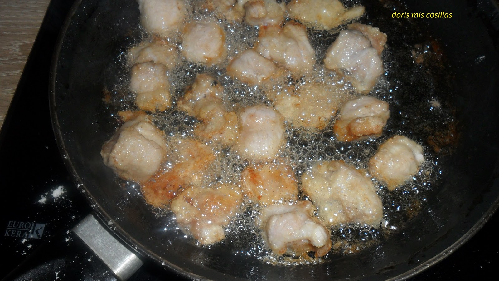 DORIS MIS COSILLAS: CERDO AGRIDULCE AL ESTILO CHINO A MI MANERA.