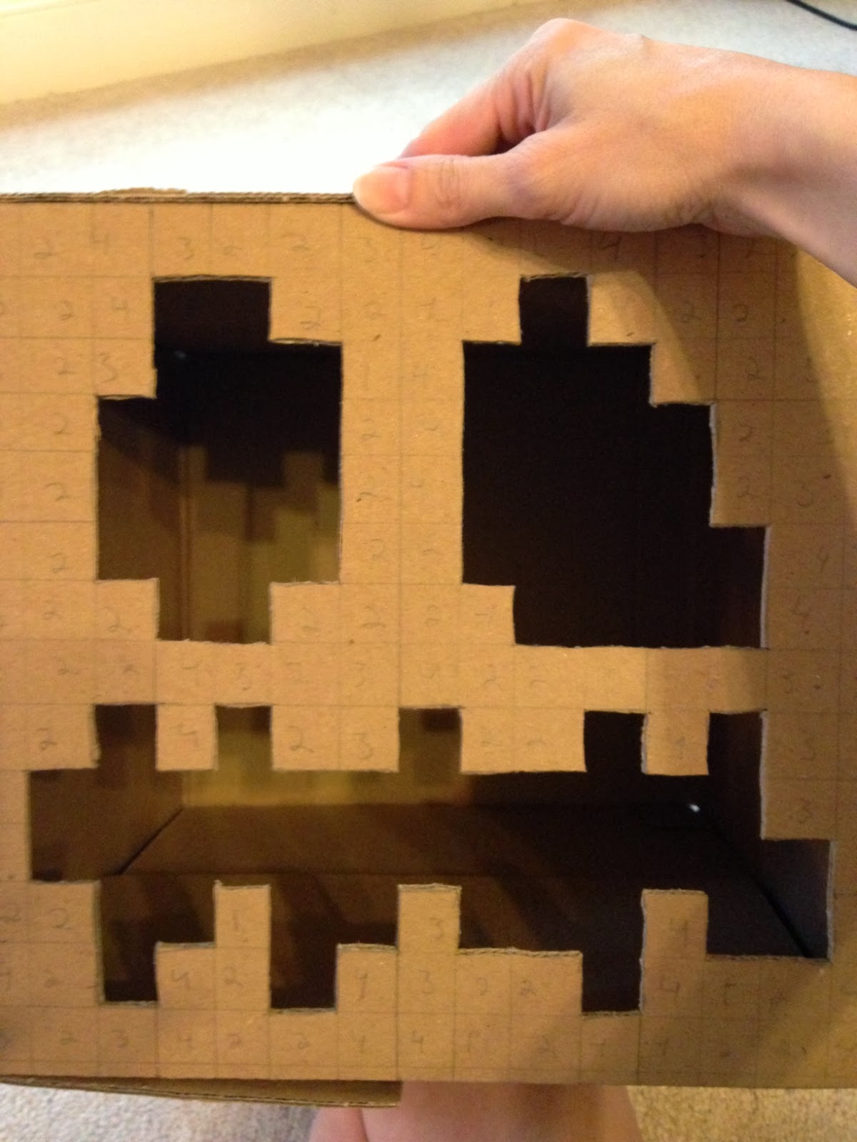 The Life and Times of Rixie the 4th: Minecraft Pumpkin