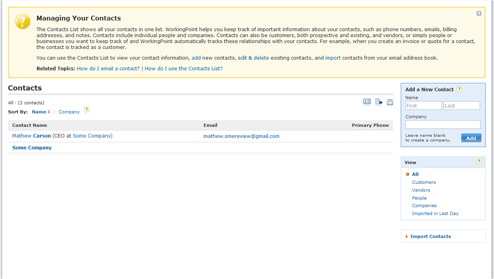 Online Accounting Software Reviews and Ranking: WorkingPoint