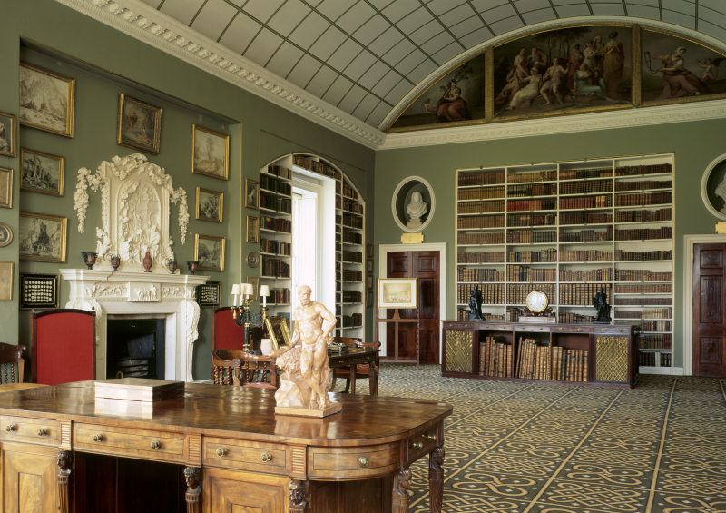 bensozia: English Country House Libraries