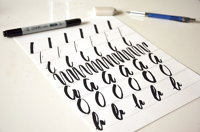 la salle 100: Lettres & lignes - LETTERING