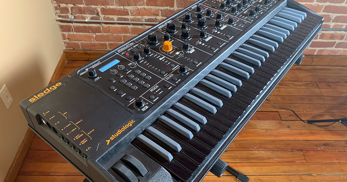 MATRIXSYNTH: Studiologic Sledge 2.0 Black