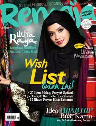 14 Cover Muka Depan Majalah Remaja Sepanjang Tahun 2014..!!!