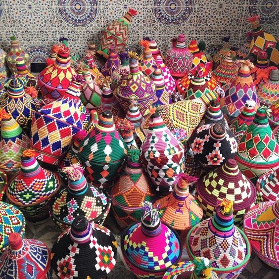 Moon to Moon: Giveaway: Vintage Morocan Wool baskets from Bohemia (Closed)