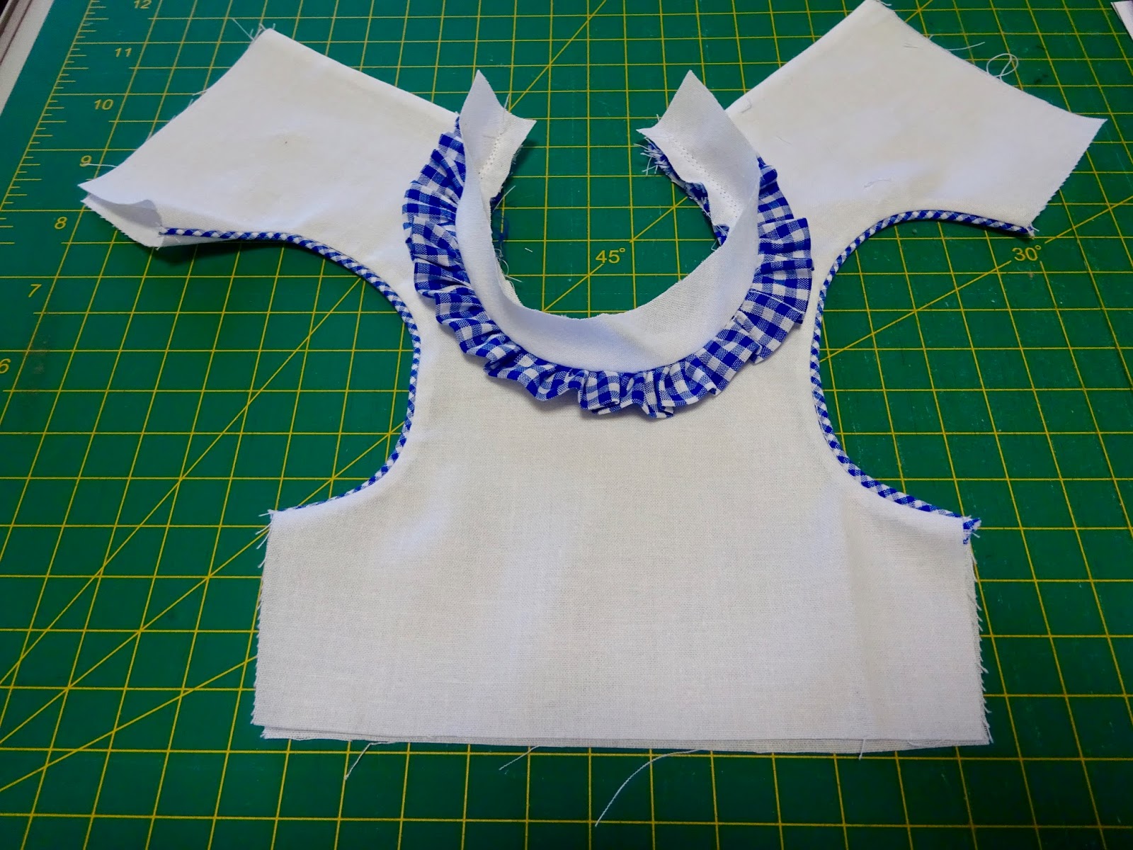 Doll Clothes Patterns, Patchwork and Quilting and Life: Ruffle Party ...