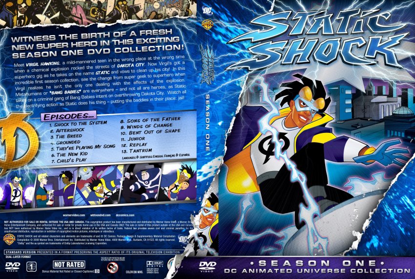 ESTRENOS EN BLU RAY: STATIC SHOCK