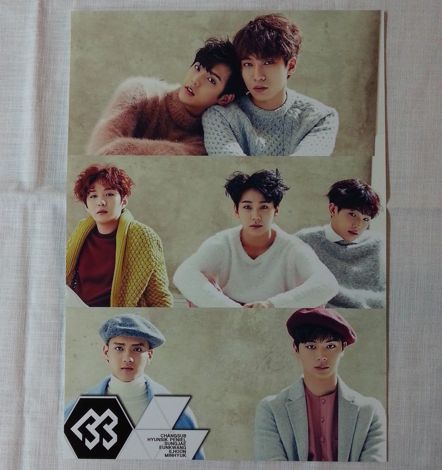 Hyuny's Collection: BTOB Photo Poster A3 Bromide KPOP Star Gift Hard Tube