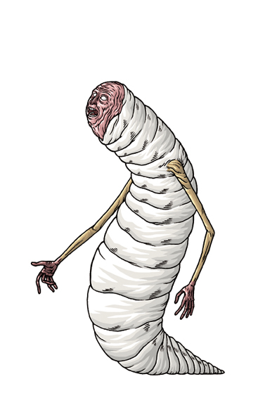 yog-blogsoth: WORM PERSON