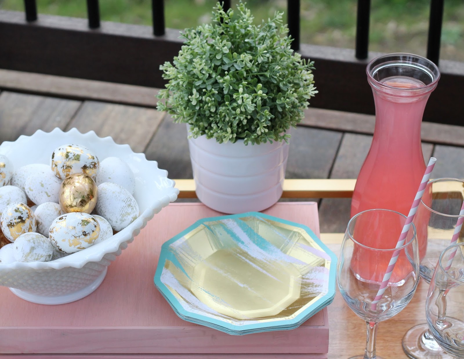 Easter Dessert Bar Cart | AK Party Studio