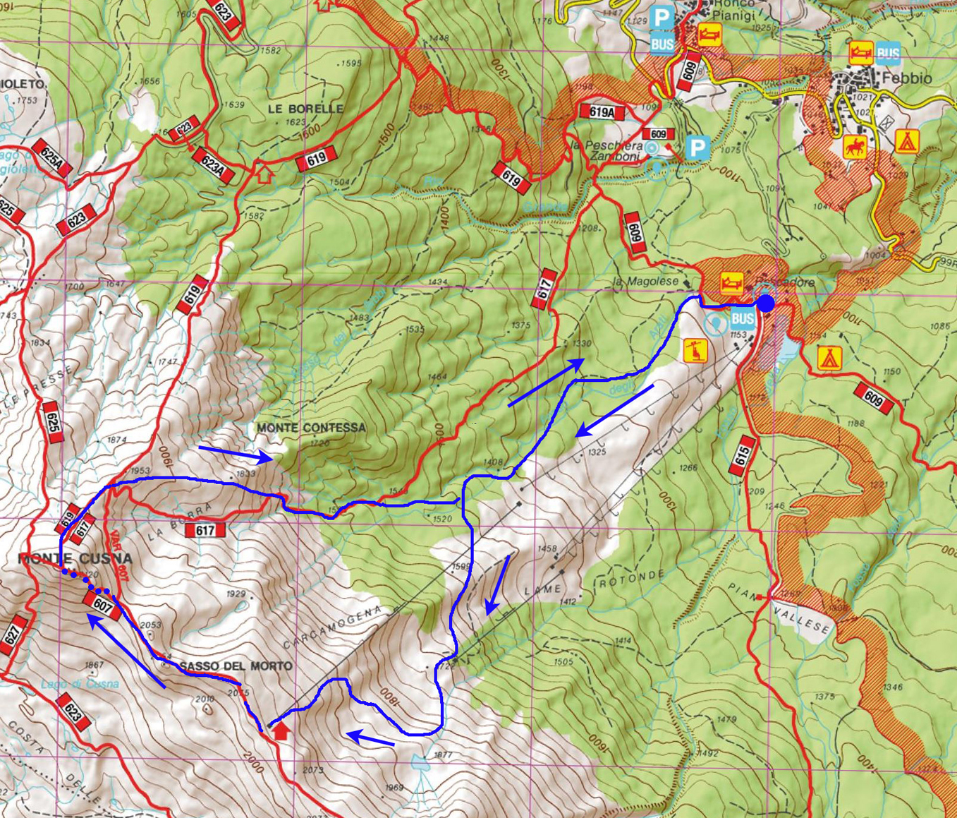 Escursionismo a 360°: Monte Cusna (da Rescadore) EEAI/F