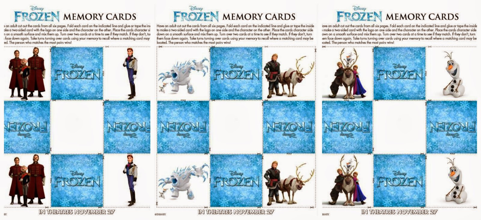 Zensible Mama: Disney's FROZEN Fun Activity Sheets For You While You Wait