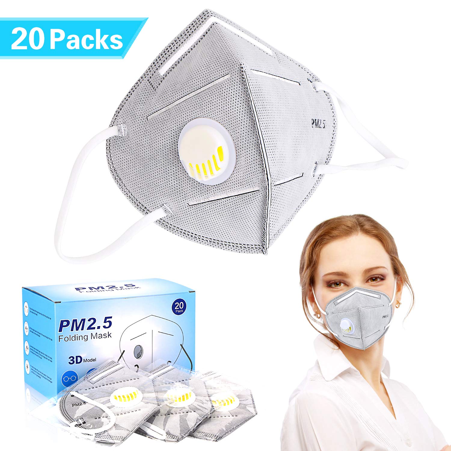 Review for Disposable Dust Masks,WU-MINGLU Safety N95 Particulate Respi ...