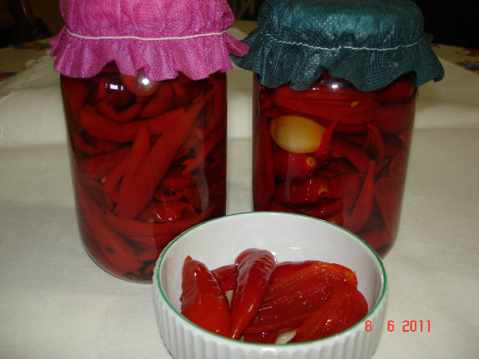 Toca das Receitas: PIMENTA EM CONSERVA