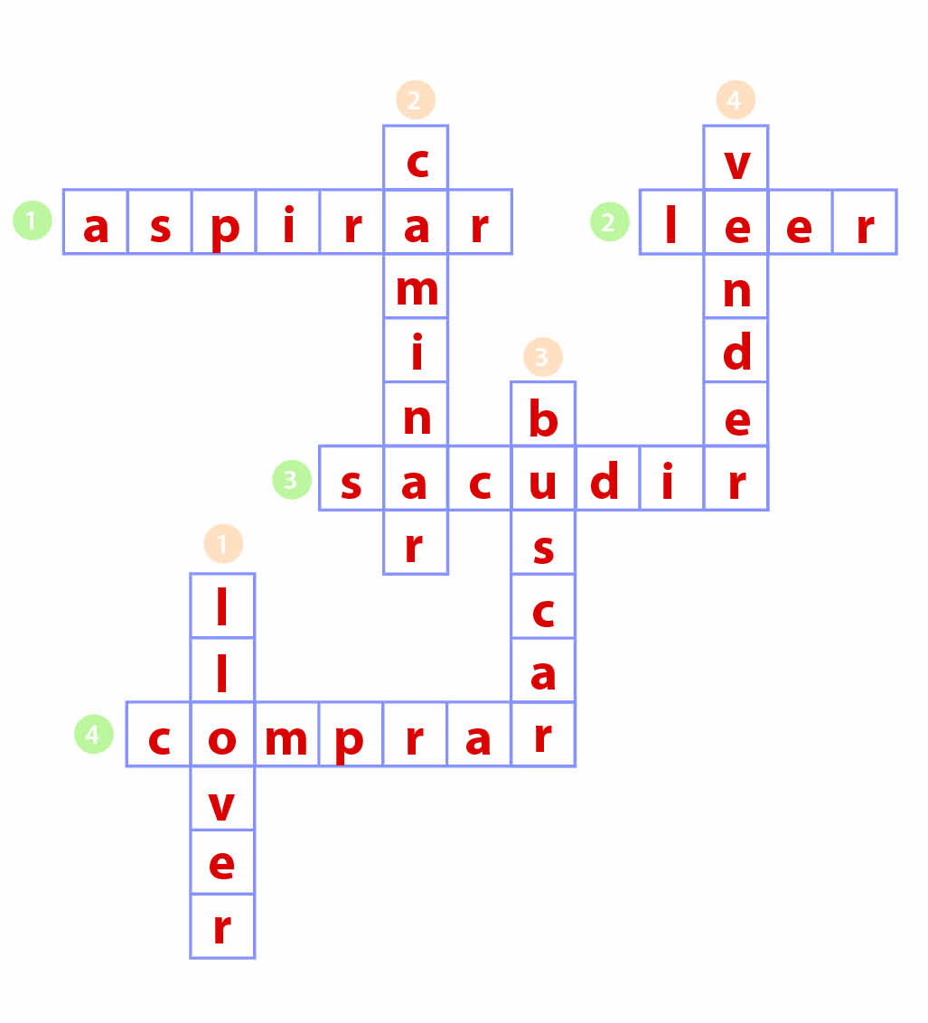 crucigramas y sopas de letras