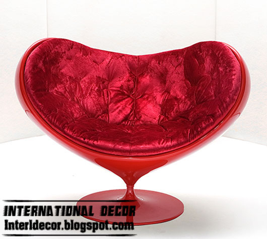 Heart chair styles, romantic fiberglass chair designs
