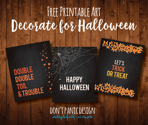Decorate for Halloween: FREE Printable Posters!