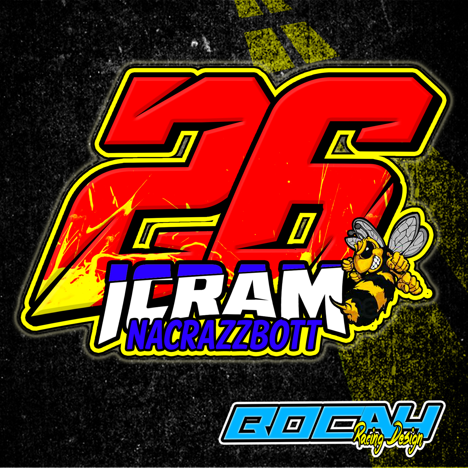 Bocah Racing Design: DESAIN NOMOR START BY BOCAH RACING DESIGN