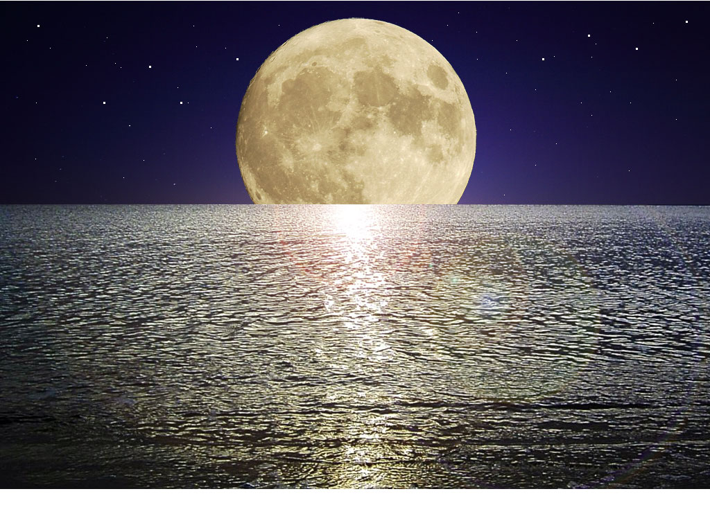 sancarlosfortin: el mar el oceano la luna