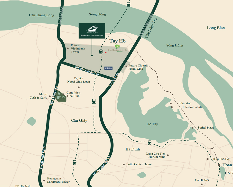 Khu Đô Thị Ciputra - Trực Tiếp Từ Chủ Đầu Tư